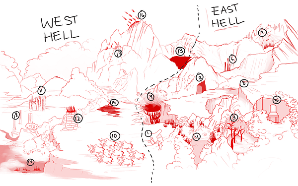Part III: Everything visual about the eighteen levels of hell